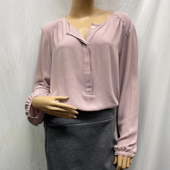LOFT | Tops | Loft Womens Light Purple Blouse Nwot | Poshmark